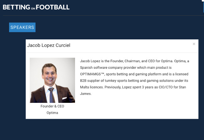 Jacob López, fundador y CEO de OPTIMA estará por partida doble en el ...