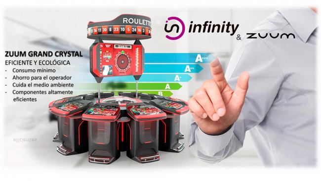 INFINITYGAMING, Ruletas, ZUUM GRAND CRYSTAL, RSC