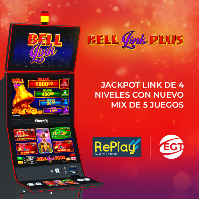 EGT España instala Bell Link Plus en los salones Replay del Grupo Videomani